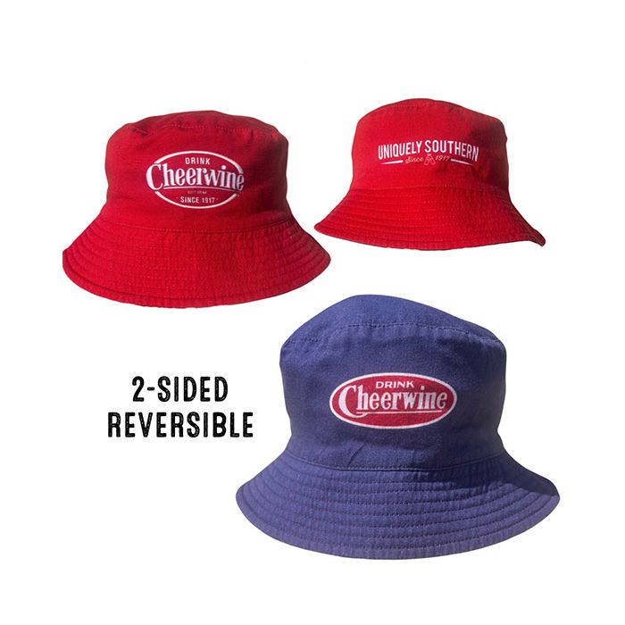 Cheerwine Reversible Bucket Hat - Cheerwine.com